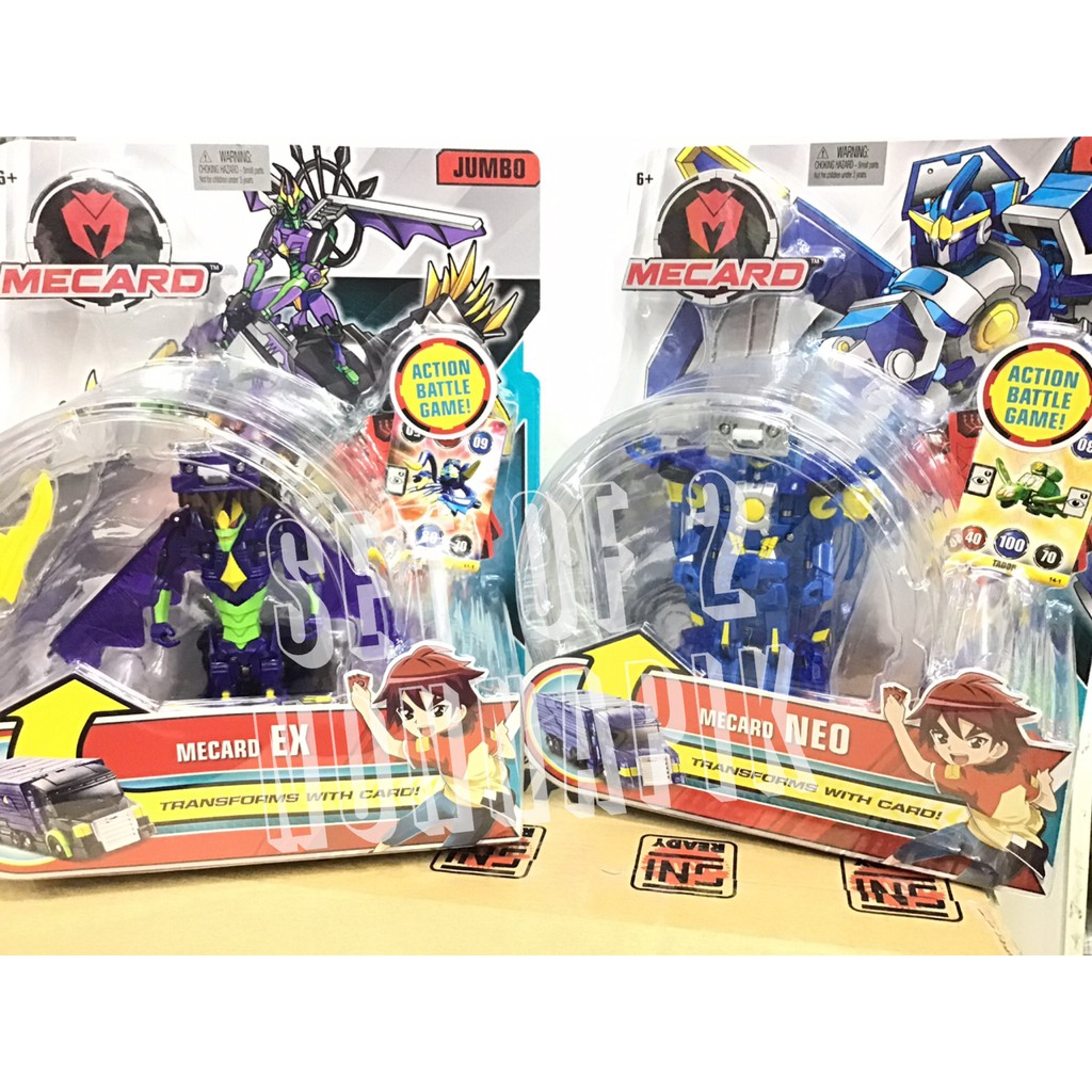 Jual Turning Mecard Jumbo NEO dan EX Mecanimals Set | Shopee Indonesia