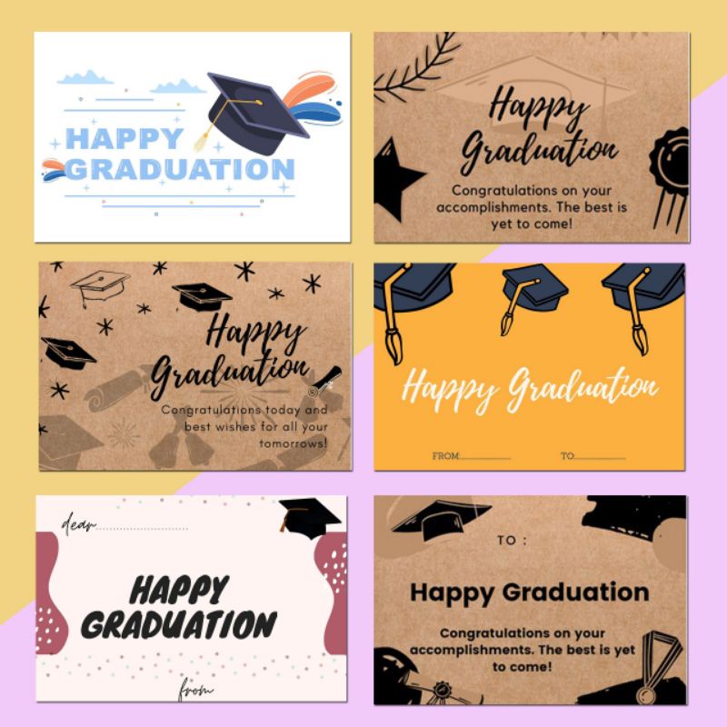 Jual kartu ucapan wisuda/kelulusan | Shopee Indonesia