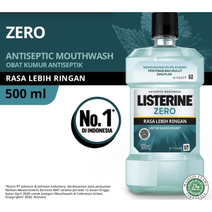 Jual Listerine Zero 500ml ~ Obat Kumur | Shopee Indonesia