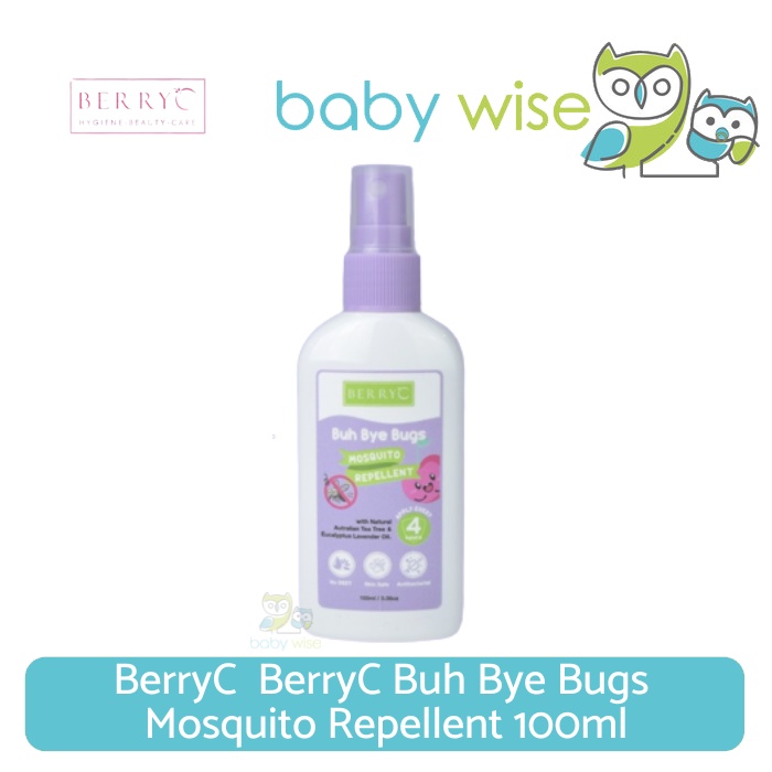 Jual BerryC BerryC Buh Bye Bugs Mosquito Repellent 100ml | Shopee Indonesia