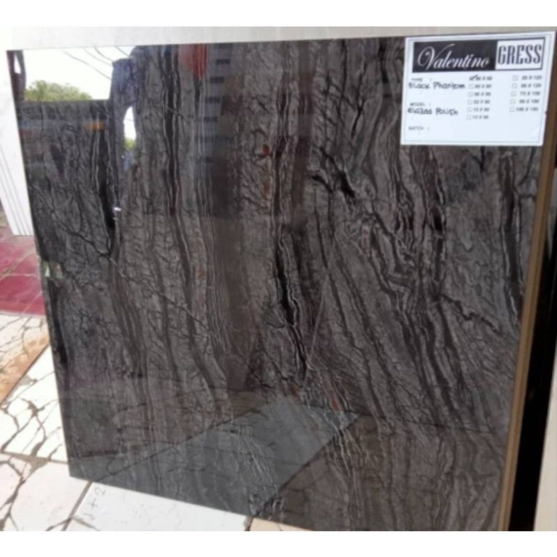 Jual Granit Valentino Gress/Black Phantom/granit 60x60cm/Granit Hitam ...