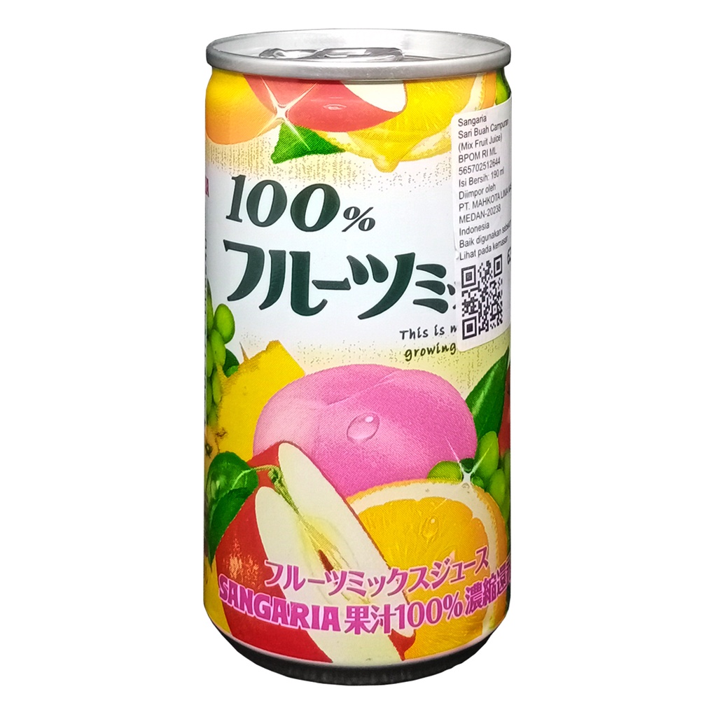 Jual Sangaria Mix Fruit Juice 190ml | Shopee Indonesia
