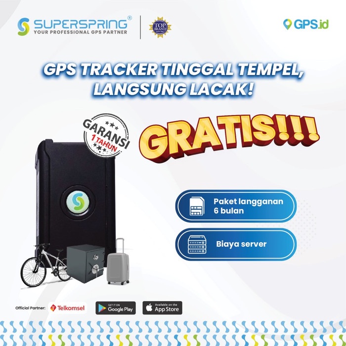 Jual GPS Tracker Portable SUPER SPRING M20 (Praktis,Tanpa Ribet,MagnetKuat) | Shopee Indonesia