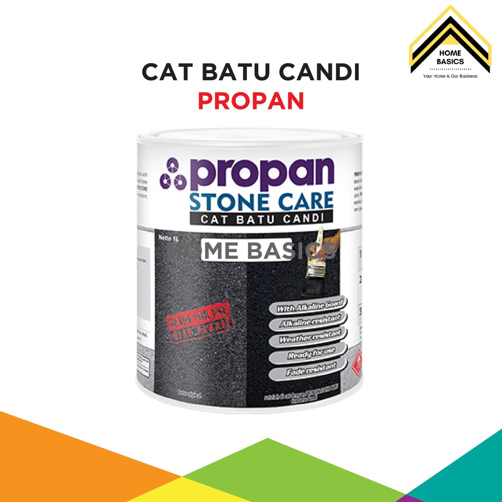 Jual Cat Batu Alam Propan Hitam / Pelapis Batu Candi Black / Stone Care ...