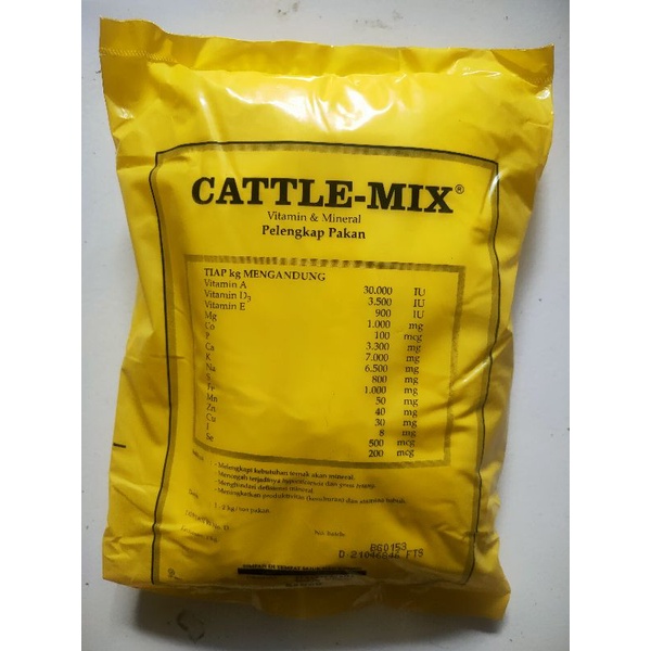 Jual cattle-mix premix cattlemix mineral sapi penggemukan sapi kambing ...