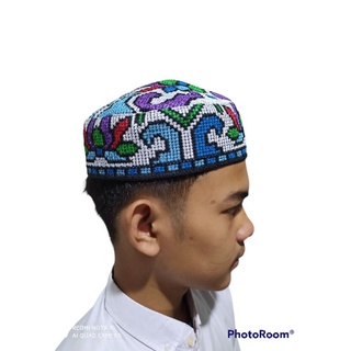 Jual Peci Pakistan Full bordir Original- Kopiah Pakistan Asli | Shopee ...
