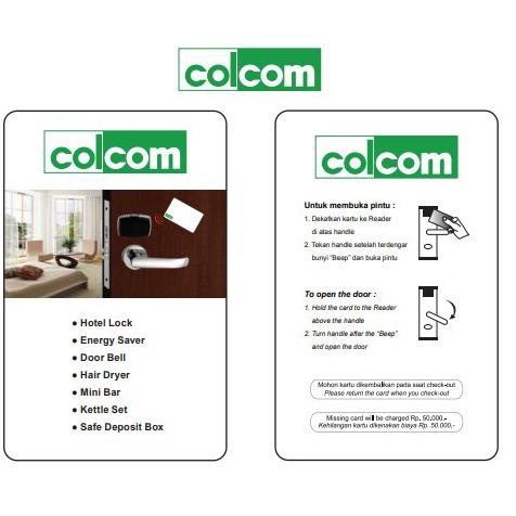 Jual Colcom RFID Card type 9016 (2 sisi) | Shopee Indonesia