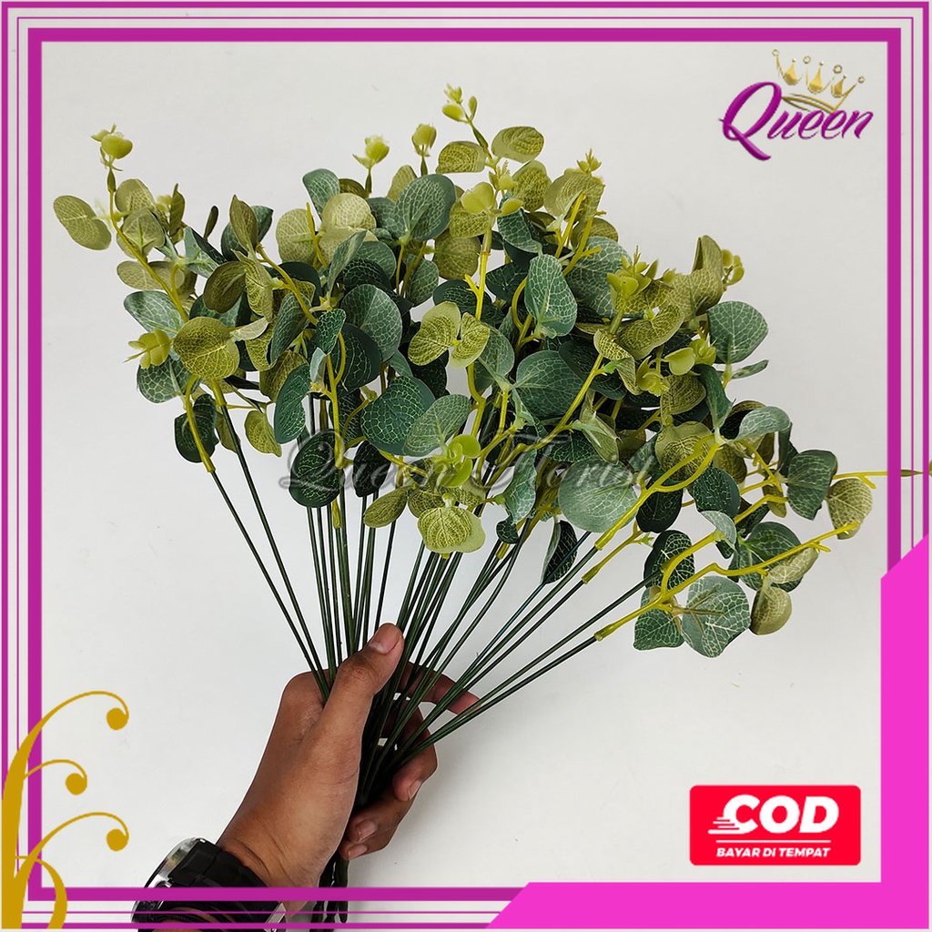 Jual Daun Dollar KW cabang 7 Tiruan Artificial Daun Ekaliptus ...