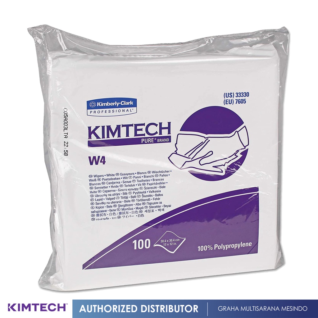 Jual Tissue Higienis Cleanroom Rumah Sakit Steril Kimtech Pure W4 ...