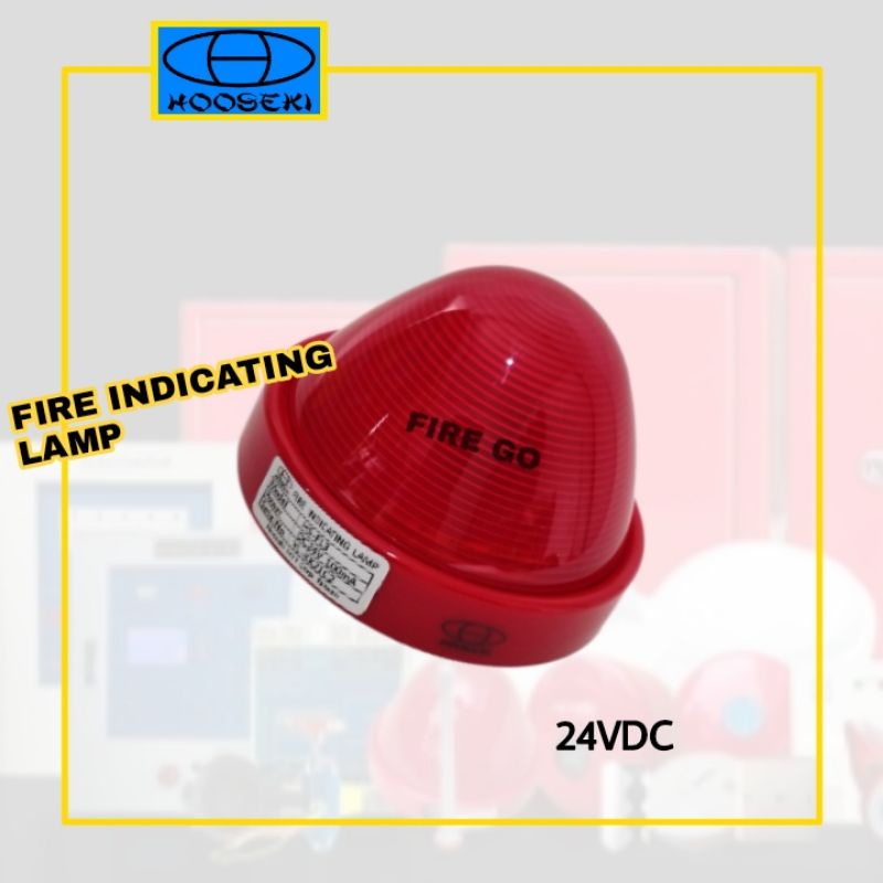 Jual Lampu indikator fire alarm Hoseki 24VDC indicating lamp | Shopee ...