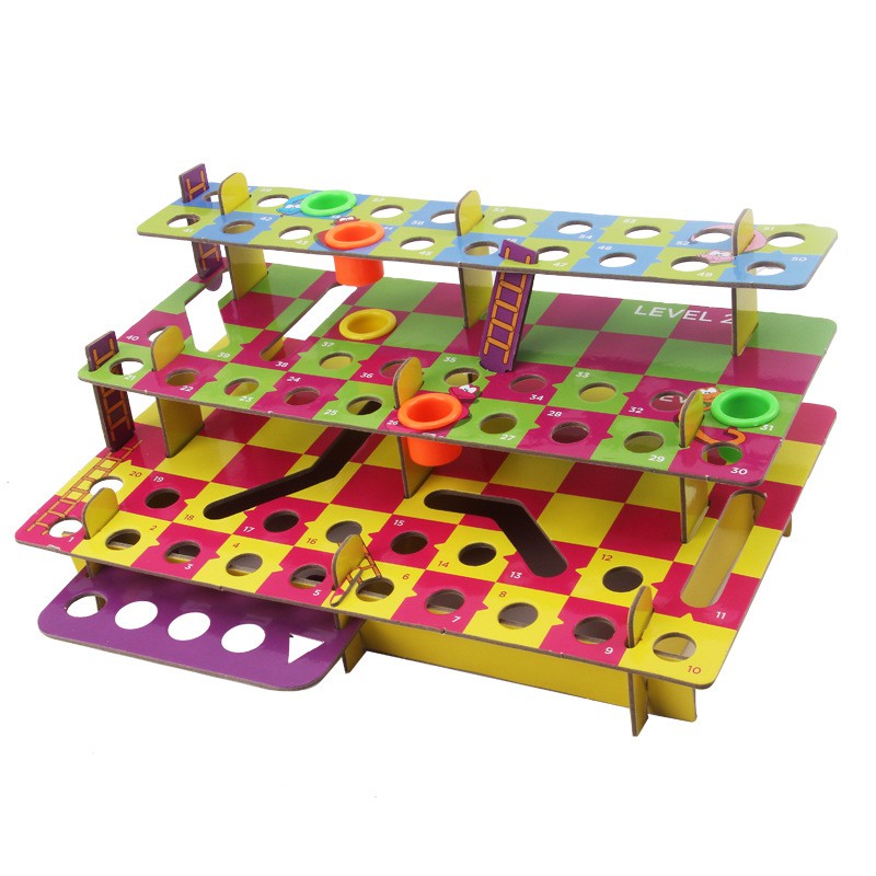 Jual MAINAN ANAK DADU GAME ULAR TANGGA 3 LAPIS/ LADDER GAME 3D terbang ...