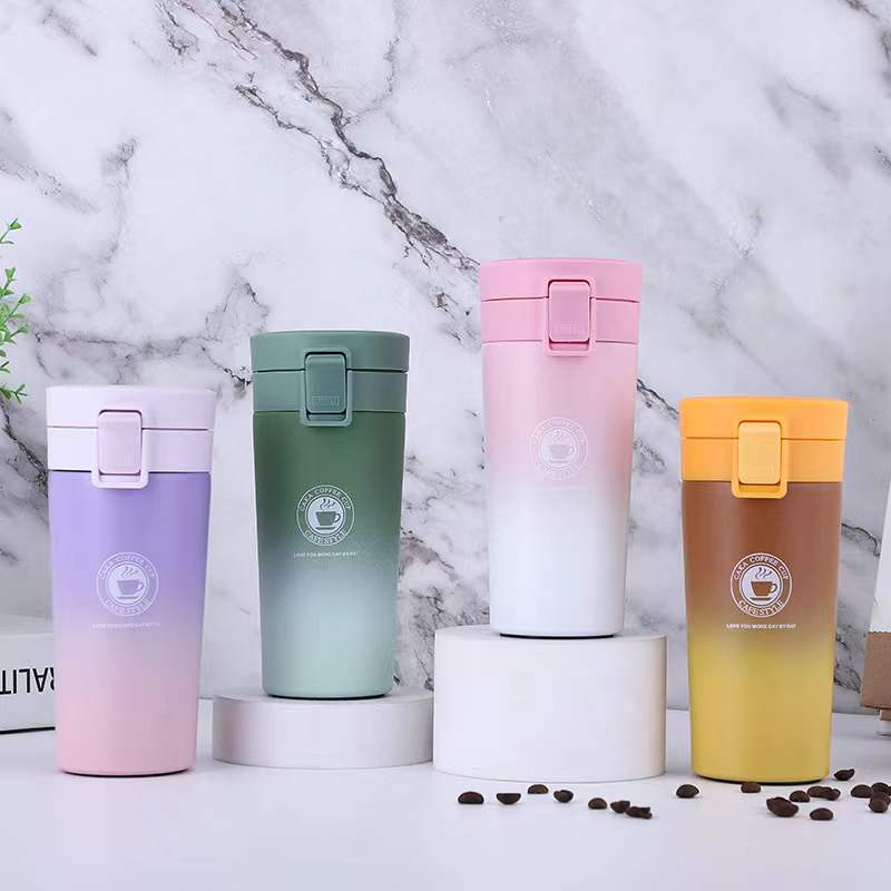 Jual Termos Kopi & Teh I Termos Gelas Elegan Stainless Gradasi I Tahan ...