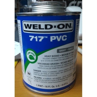Jual Pvc heavy bodied cement,WeldOn 717,lem weld on | Shopee Indonesia