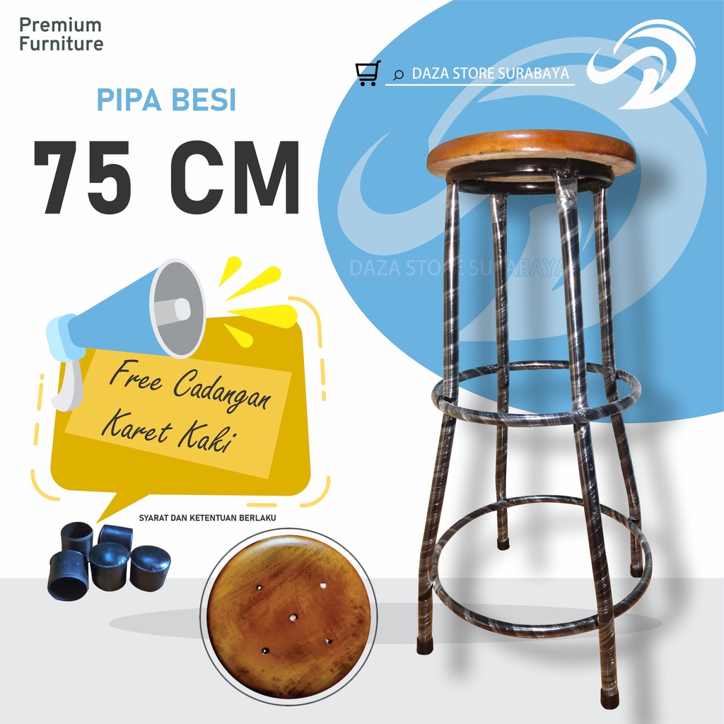 Jual KURSI BAKSO T 75cm kursi bakso kursi kafe kursi baso kursi outdoor ...