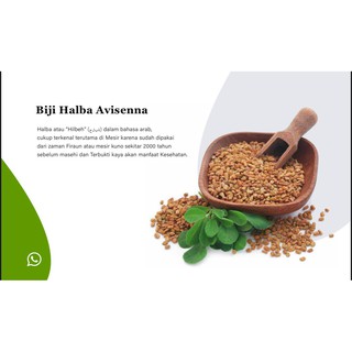 Jual Biji Halba Avicennahealt 250gr | Fenugreek Seed Kelabat Hulbah ...