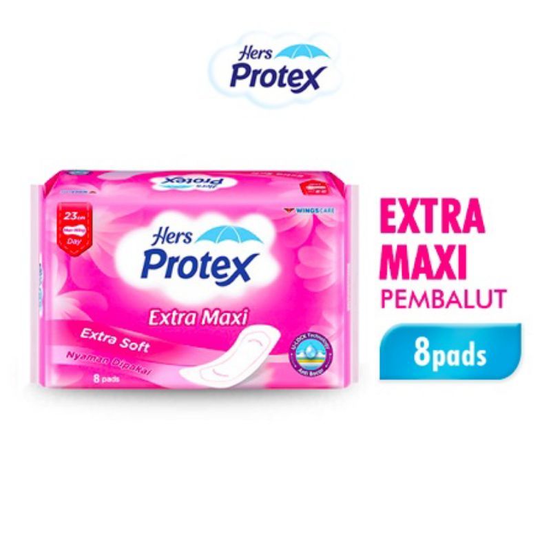 Jual HERS PROTEX MAXI PINK ISI 8 | Shopee Indonesia