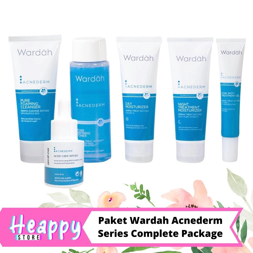 Jual Paket Wardah Acnederm Series Complete Package - Paket Acne Skin ...