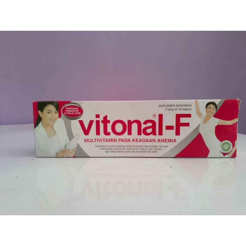 Jual VITONAL F (MULTIVITAMIN UNTUK ANEMIA PADA USIA PRODUKTIF) | Shopee ...