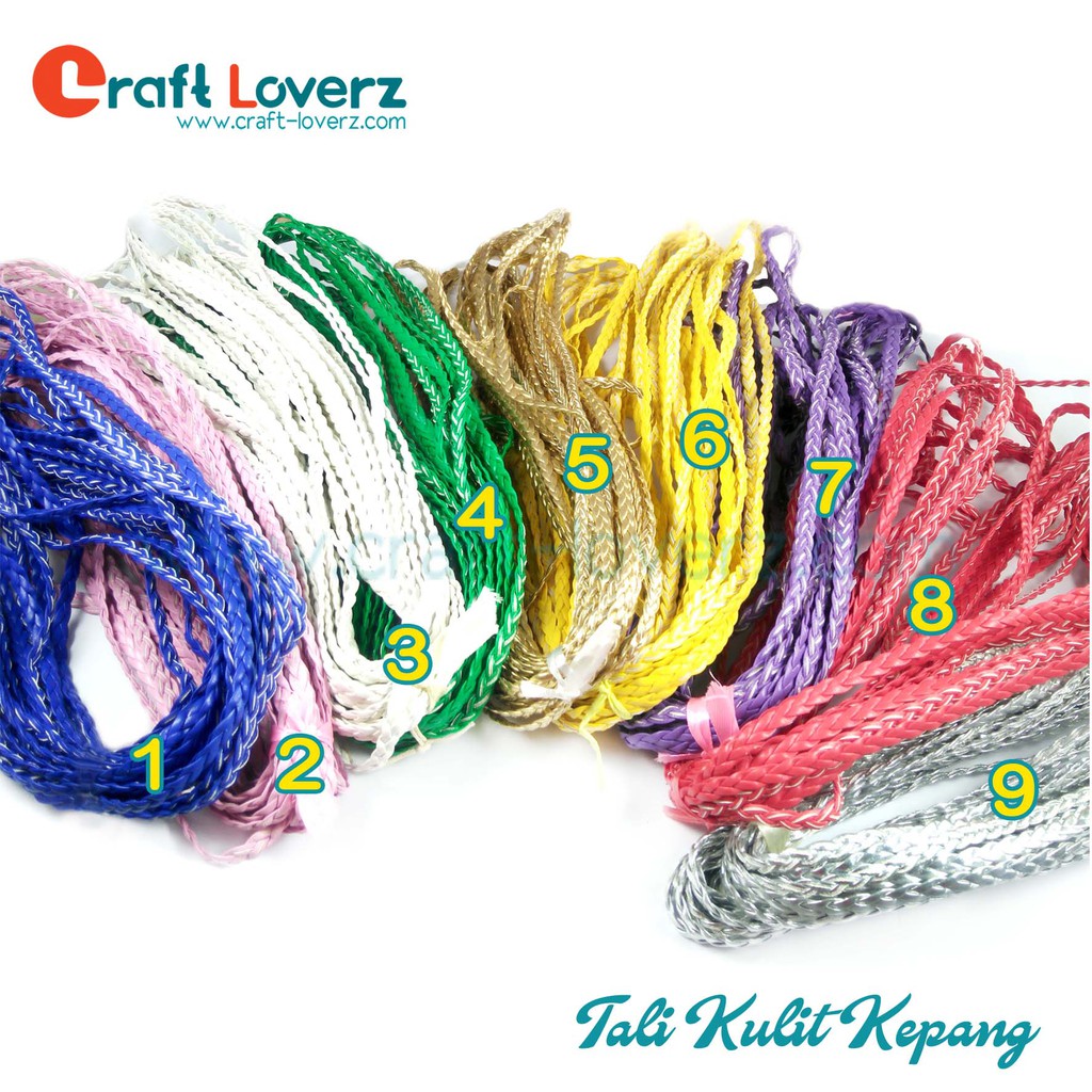 TALI KULIT KEPANG Bahan Craft Handmade DIY | Shopee Indonesia