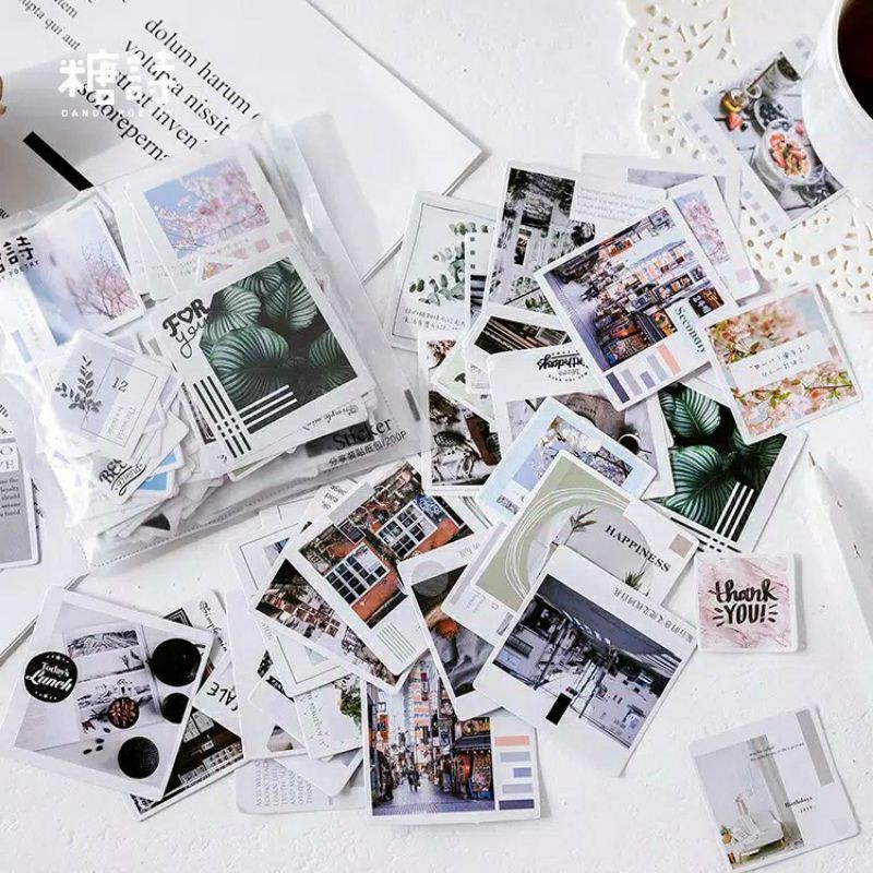 Jual Stiker Jurnal Dekoratif // Journal Sticker hiasan buku catatan ...