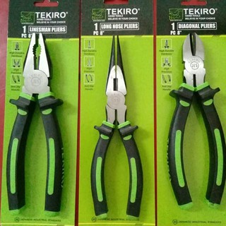 Jual Tekiro Tang set 3pcs (tang kombinasi, tang lancip, tang potong ...