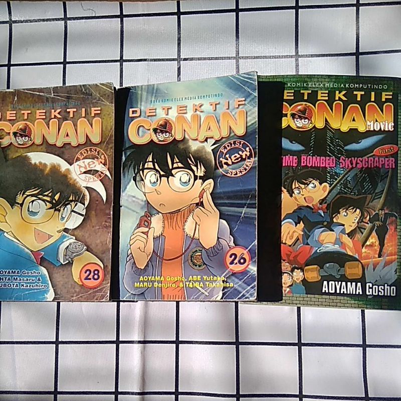 Jual Komik Detektif Conan Vol 26,28,34,38,82,87 | Movie The Time Bombed Skyscraper | Detektif ...