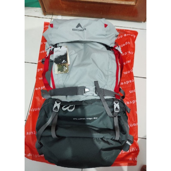 Jual Carrier Equator Trek 65L Grey | Shopee Indonesia