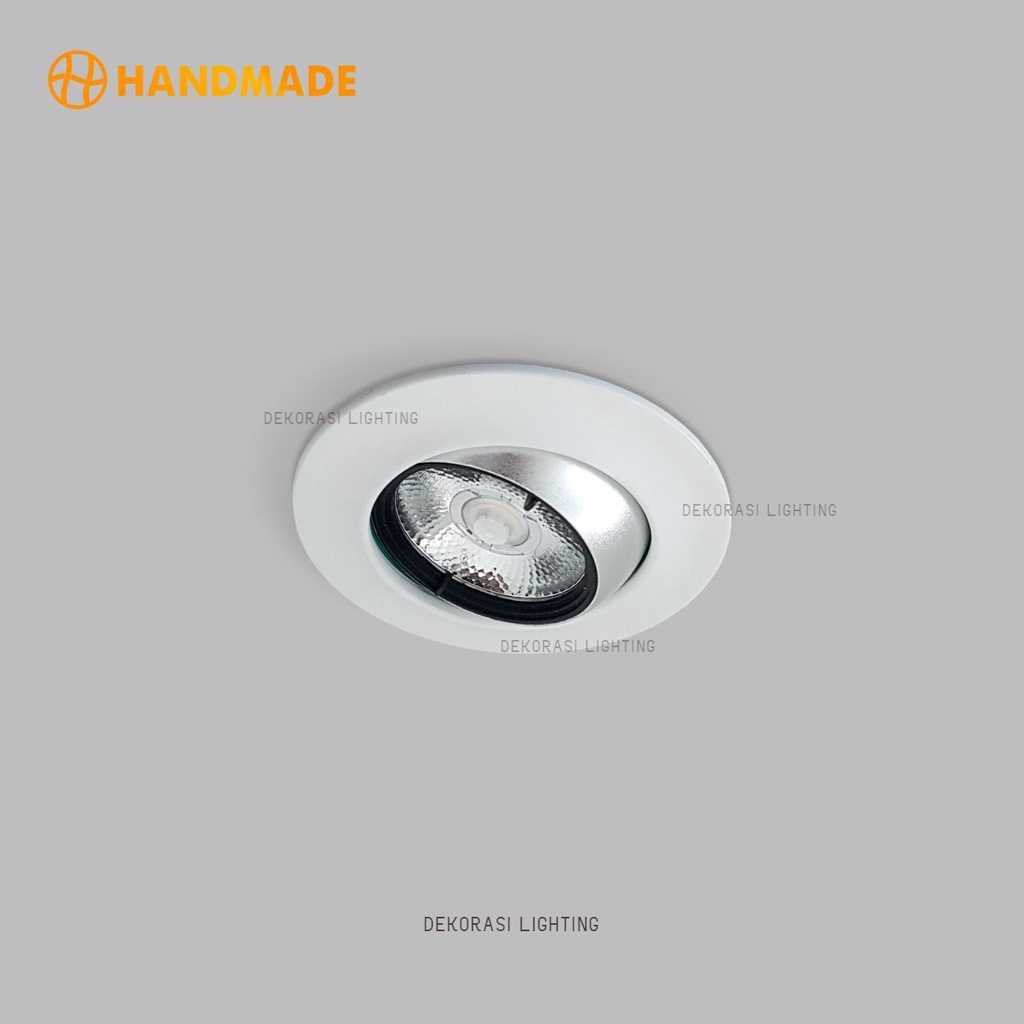 Jual Lampu downlight led 5w inbow sorot warm white 5watt Handmade dekor ...