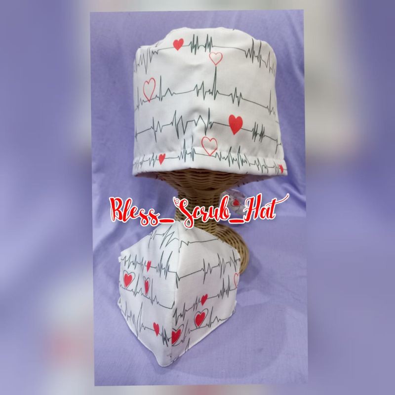 Jual Topi Bedah / Nurse Cap/ Sugical cap/ Topi Motif/Dokter | Shopee ...