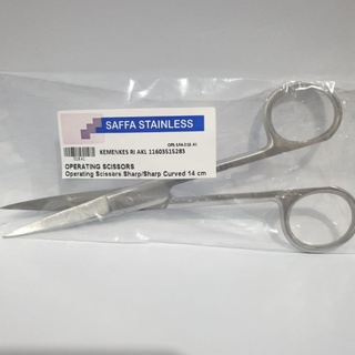 Jual Gunting Bengkok Tajam 14cm Gunting Medis Bengkok Gunting Bedah ...