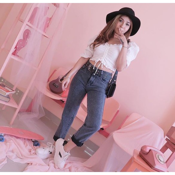 Jual VONSY BOYFRIEND SNOW BLACK / BOYFRIEND KEKINIAN | Shopee Indonesia