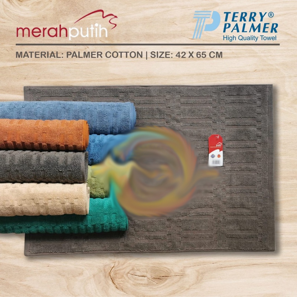 Jual Keset MERAH PUTIH Bathmat Keset Handuk Kamar Mandi 45 X 65cm ...