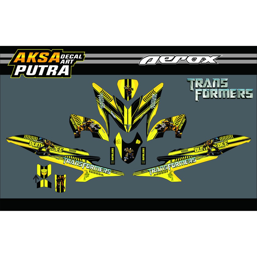 Jual Sticker Aerox 155 Decal Stiker Aerox 155 Full Body | Shopee Indonesia