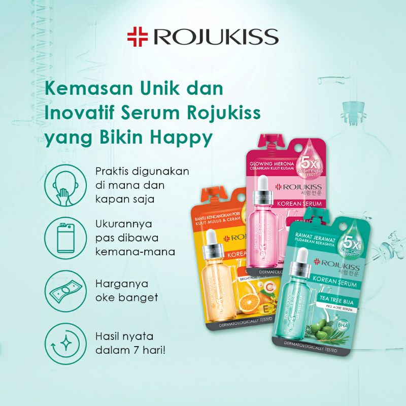 Promo Rojukiss Jeju Lotus Pinkish Bright Serum 8ml Diskon 25% di Seller ...