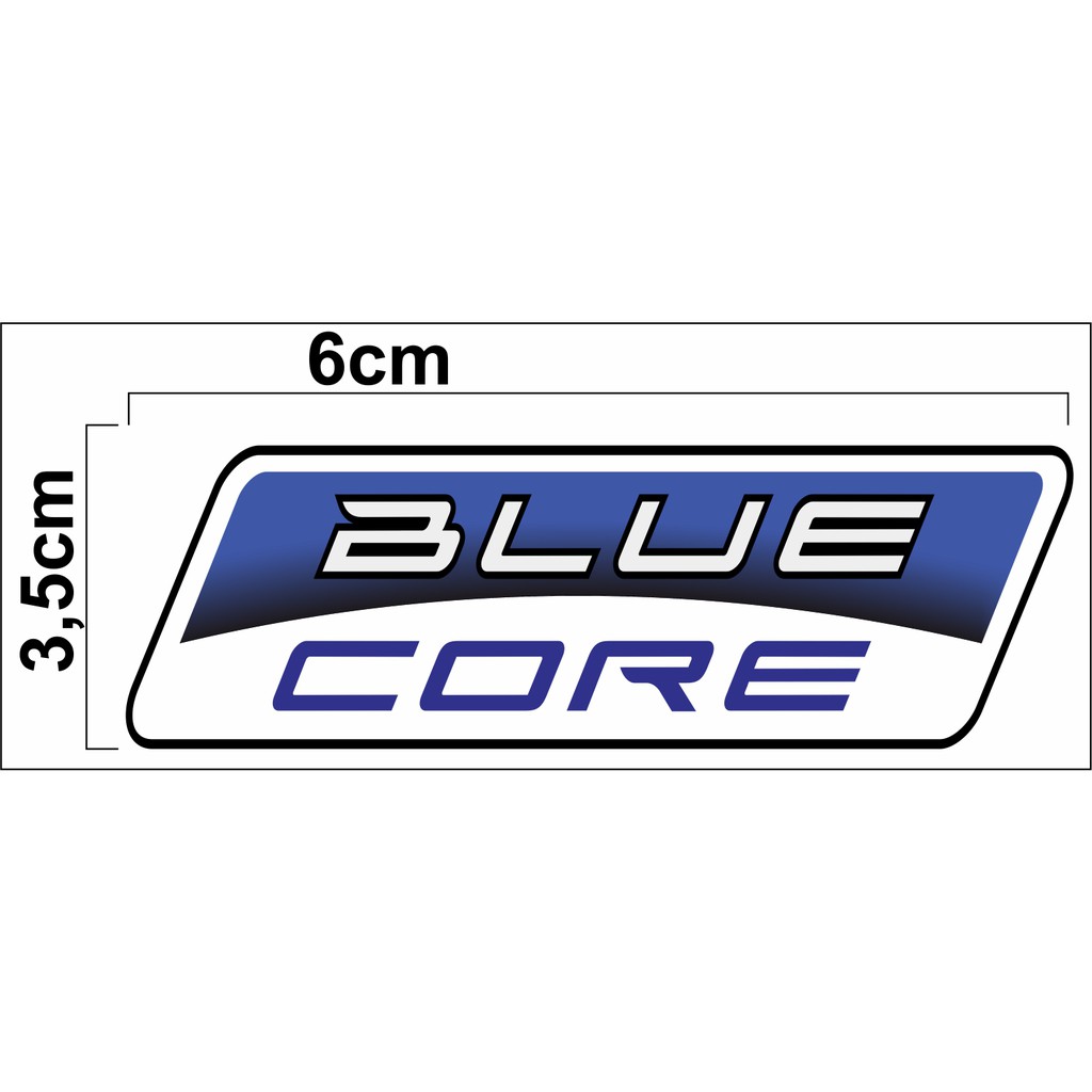 Jual Stiker printing logo bluecore, sticker bluecore Indonesia|Shopee ...