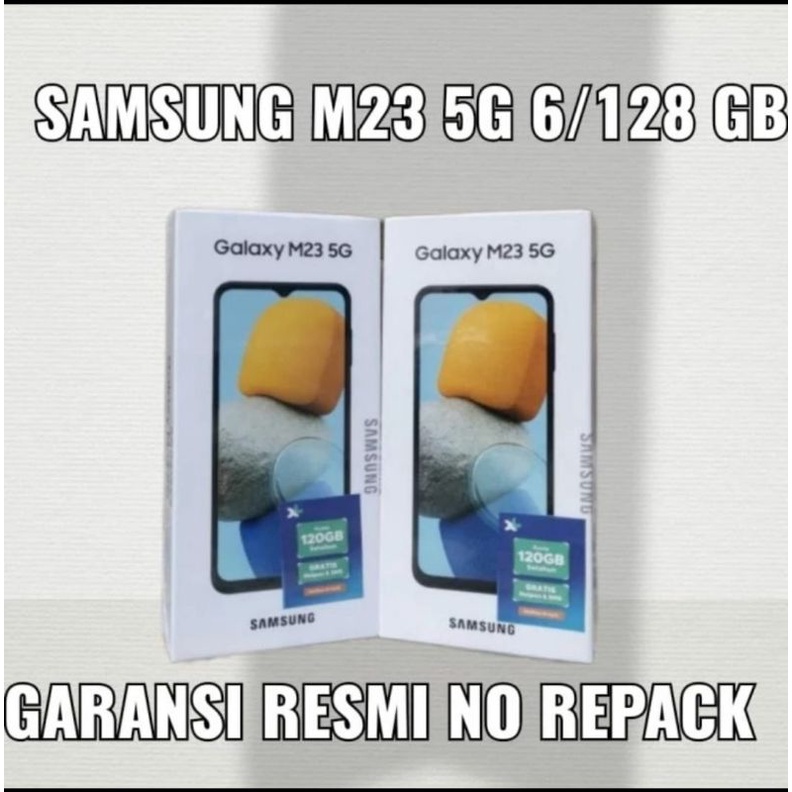 Jual samsung m23 6/128 segel no repack | Shopee Indonesia