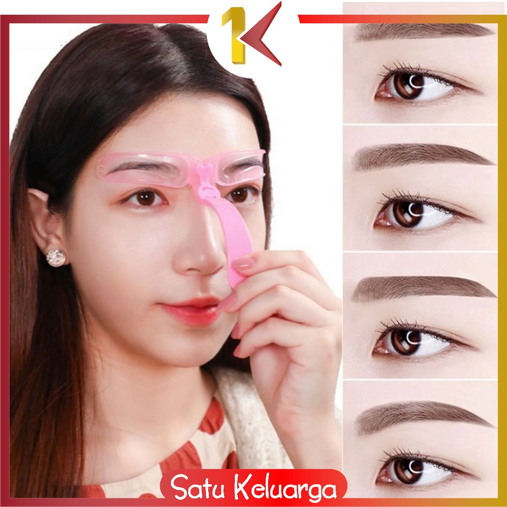 Jual SK-K49 Cetakan Alis 8 IN 1 Wanita Eyebrow Template Alat Cetakan Alis Korea Delapan Model ...