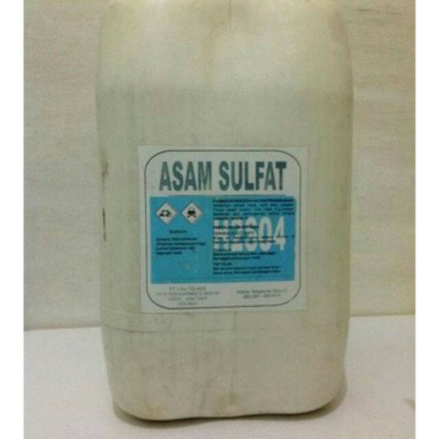 Jual Asam Sulfat Asam Sulphate H2so4 1 Liter Shopee Indonesia