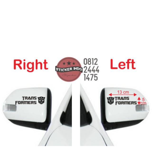 Jual Sticker/Stiker Spion Mobil Transformers (1 Pasang) Indonesia ...