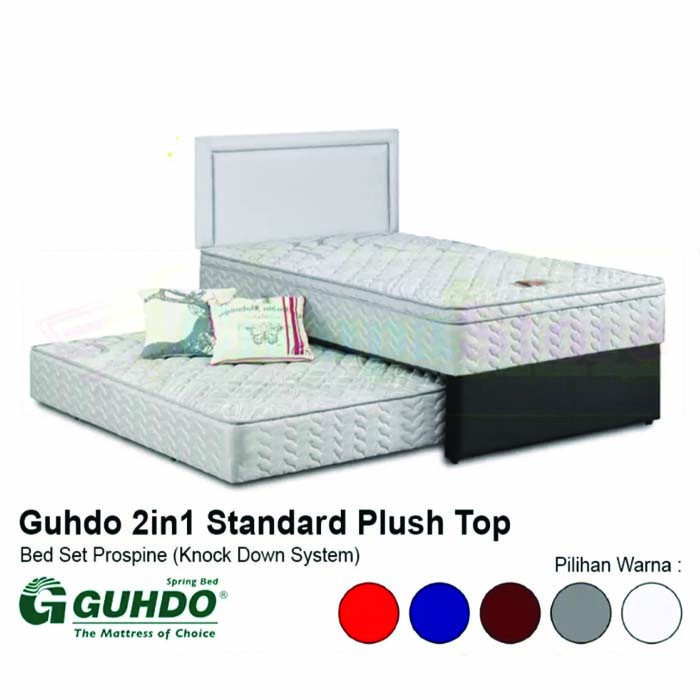 Jual Kasur tingkat atas bawah 2 in 1 Springbed Guhdo standard plush top knock down BANDUNG ...