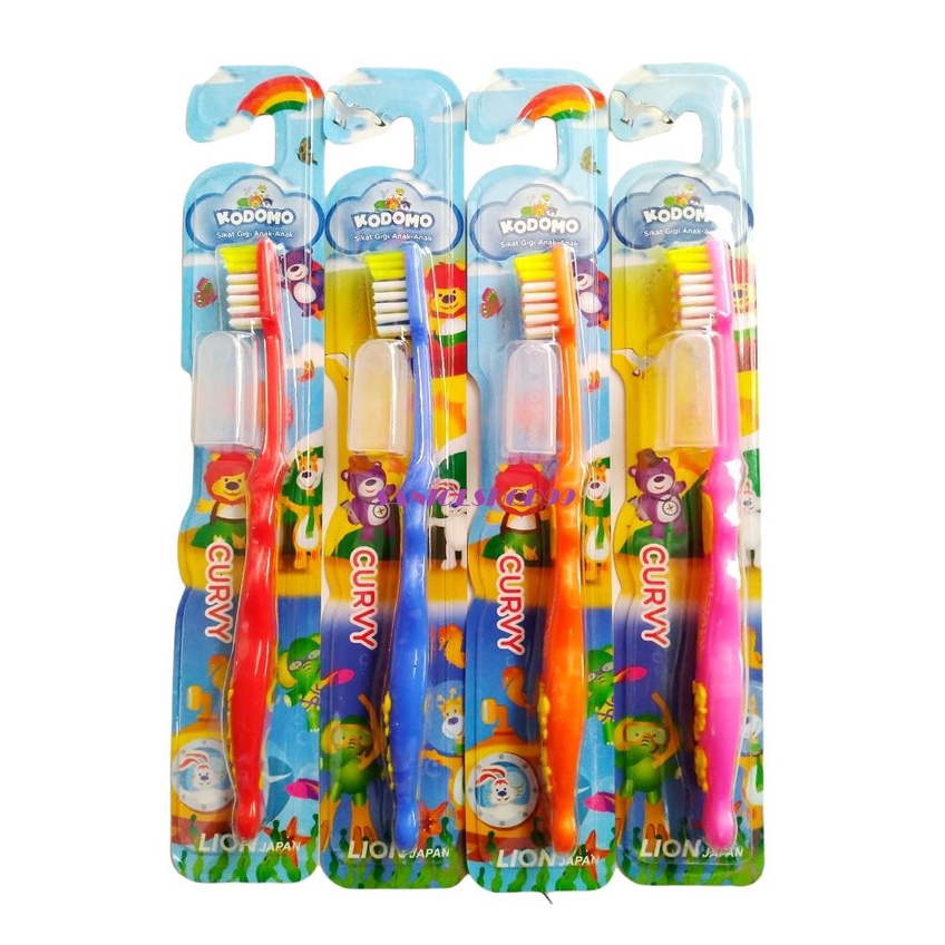 Jual Sikat gigi anak Kodomo CURVY warna RANDOM | Shopee Indonesia