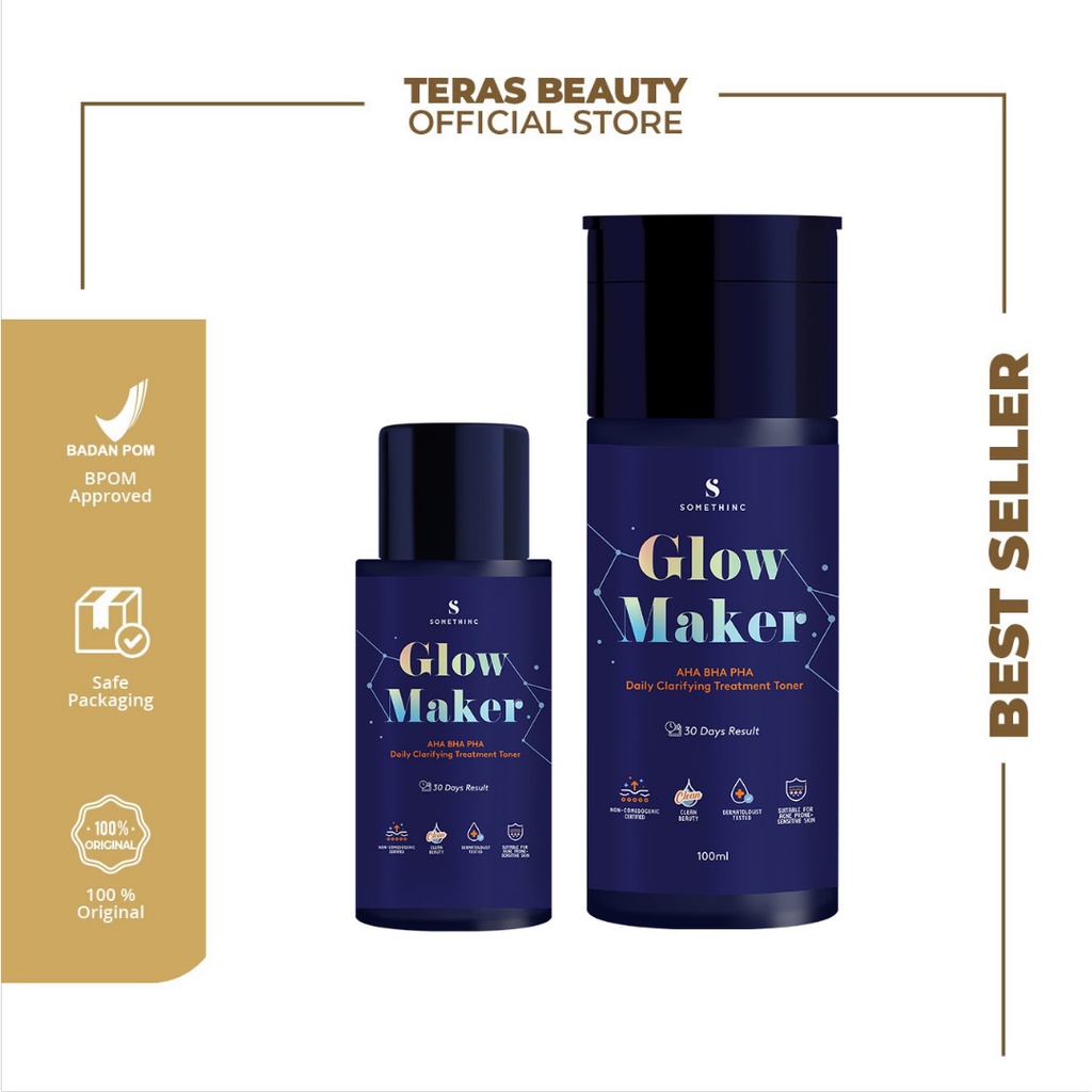 Jual SOMETHINC GLOW MAKER AHA BHA PHA Clarifying Treatment Toner ...