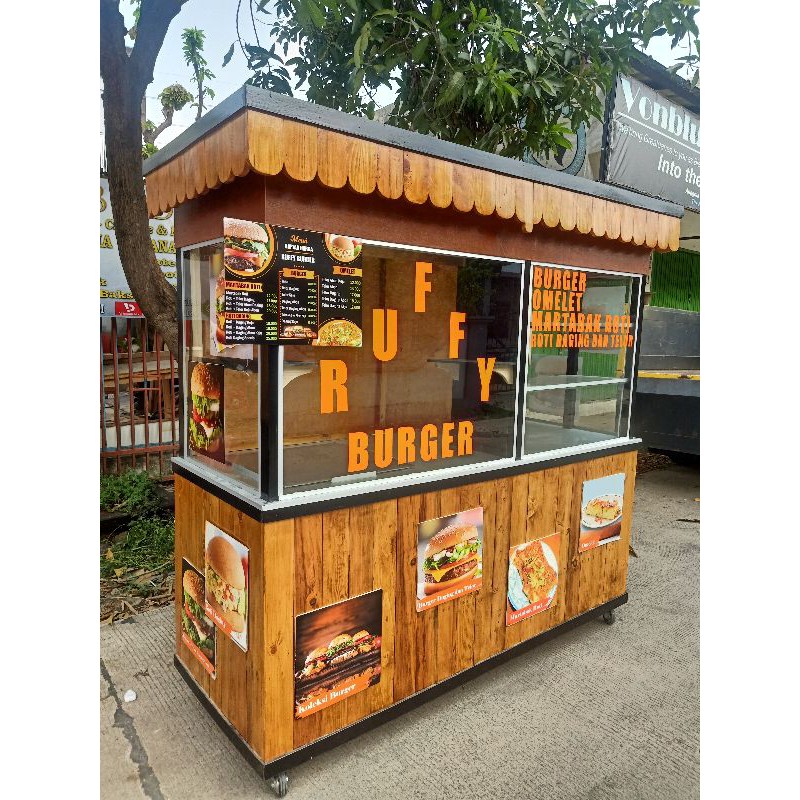 Jual Gerobak Burger, roti bakar, kebab dll kekinian | Shopee Indonesia