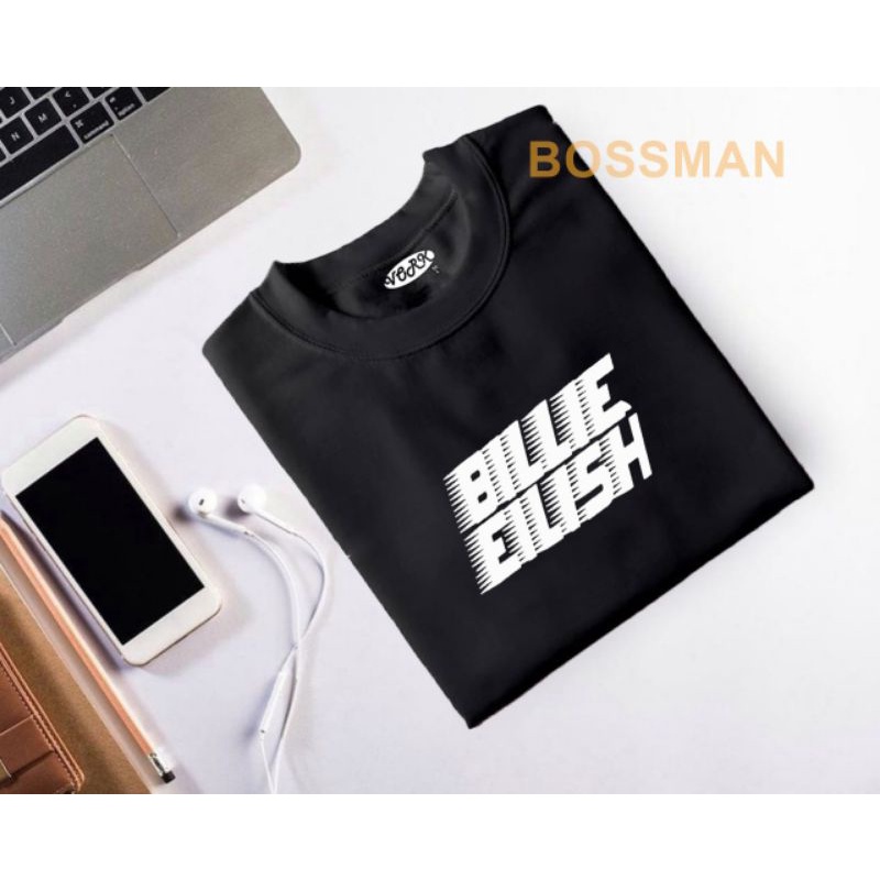 Jual TSHIRT DISTRO PRIA DAN WANITA(UNISEX) FONT*BILLIE ELLISH*/BAJU ...