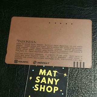 Jual KARTU TELEPON UMUM MAGNETIK JADUL LAWAS INDOSAT PERUMTEL BALI ...
