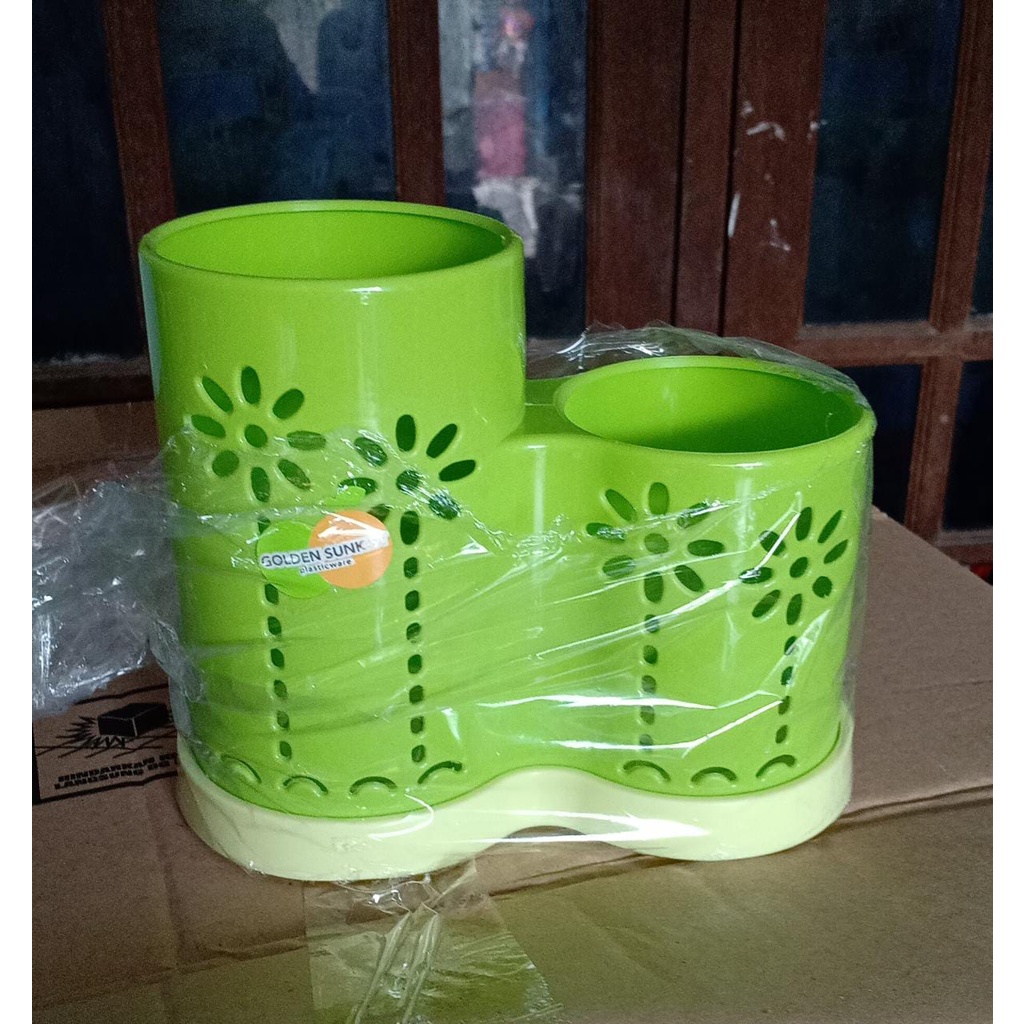 Jual Tempat sendok bulat 1067 golden sunkist | Shopee Indonesia