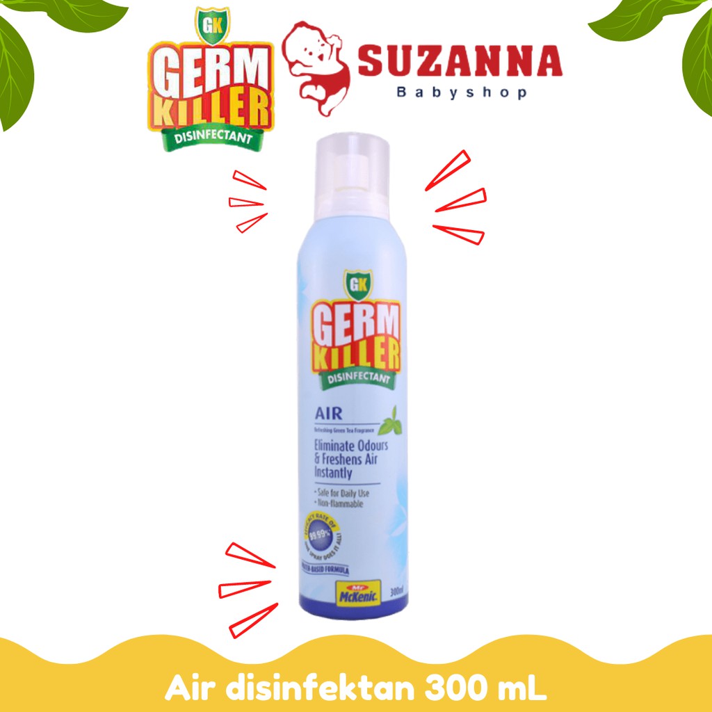 Jual Suzanna babyshop - Germ Killer Gk Air disinfektan 300 mL | Shopee ...