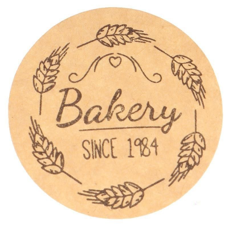 Jual Label Stiker Sticker Bakery Since 1984 Segel Kemasan Baking Tools ...