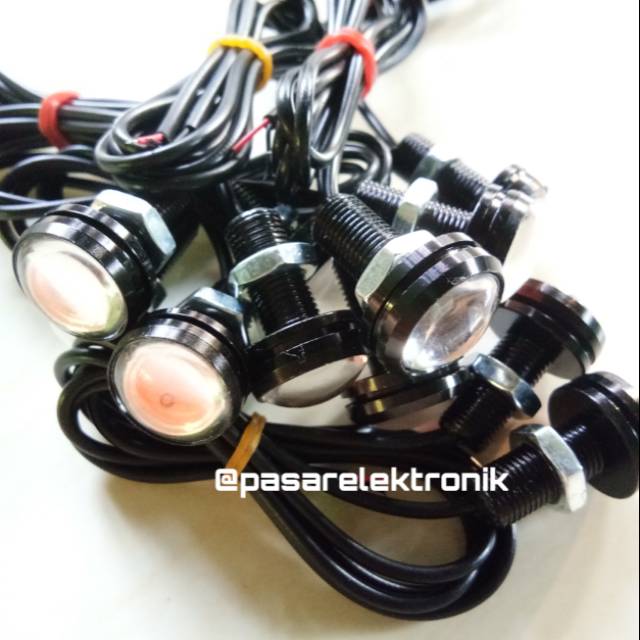 Jual Lampu LED mata elang eagle eye 12v 23mm Indonesia|Shopee Indonesia