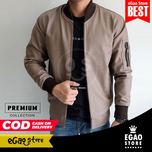 Jual Jaket Bomber Pria Jaket Kulit Pria Jaket Semi Kulit Exclusive ... Jual Jaket Bomber Pria Jaket Kulit Pria Jaket Semi Kulit Exclusive ...
